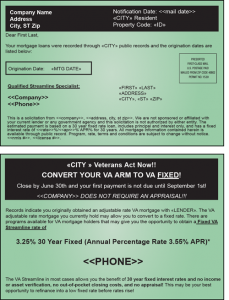VA Direct Mail For Closing More VA Loans: Influence Direct